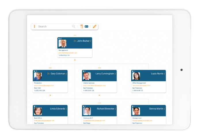 Create organizational charts online