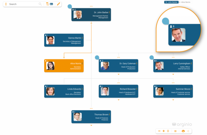 Create organizational charts online
