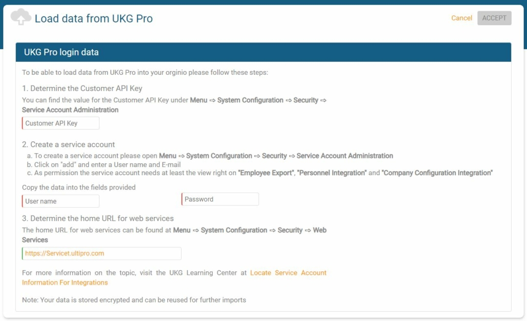 Automatic org charts based on UKG data with orginio