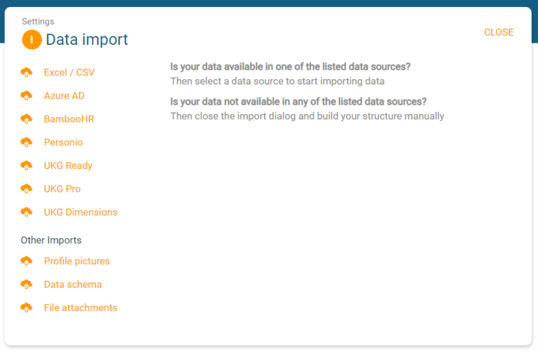 Field mapping when importing data - orginio.de